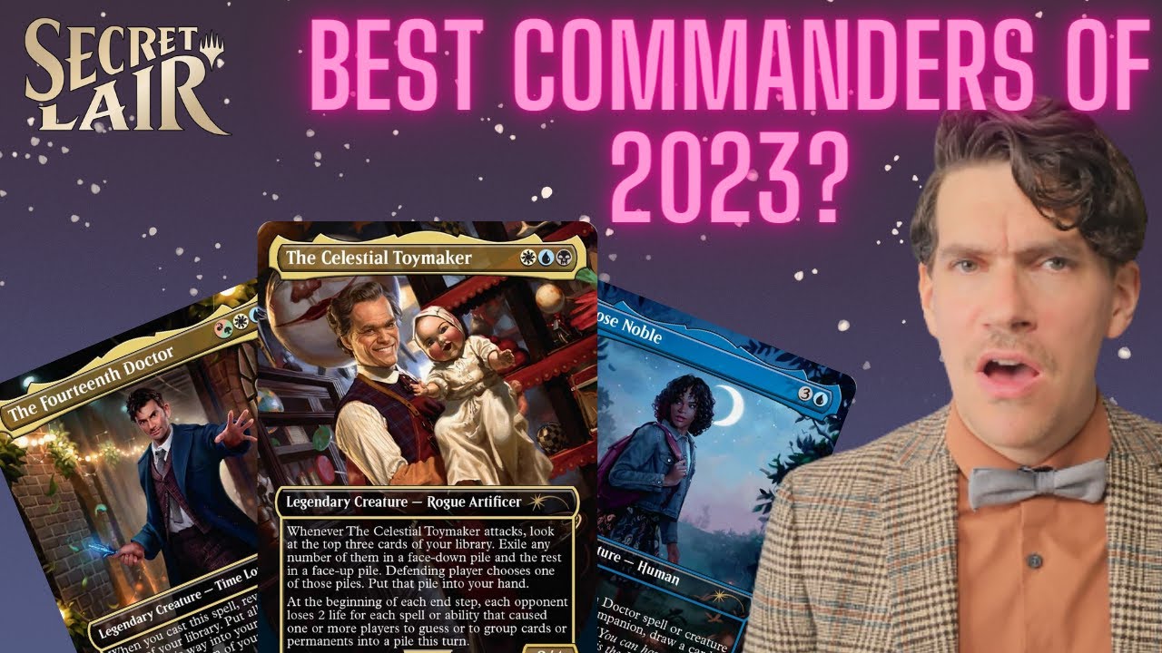 60th anniversary Doctor Who Secret Lair MtG / Build the 14th Doctor and ...