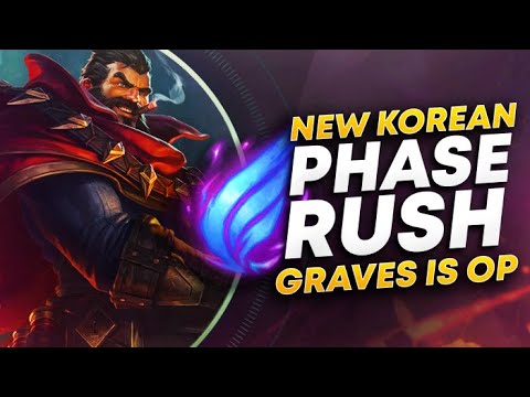 RANK 1 PLAYS KOREAN PHASE RUSH GRAVES!| League of Legends - YouTube