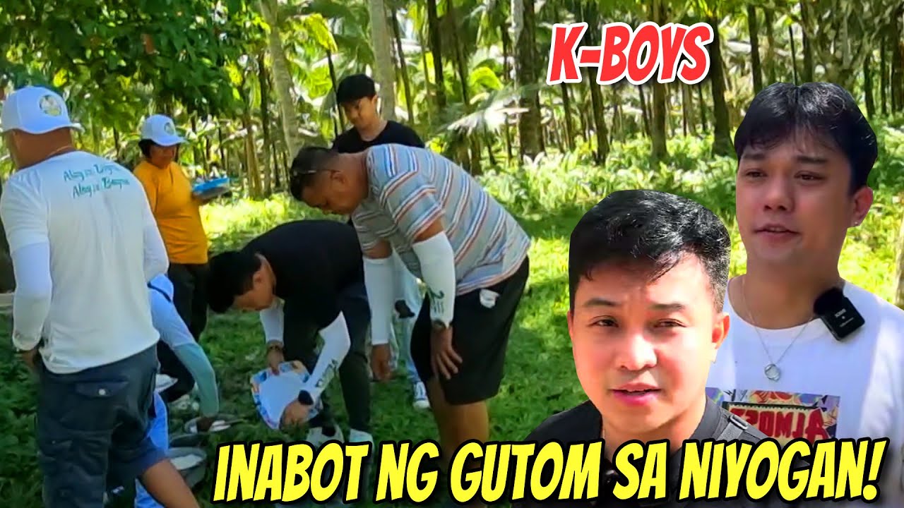 KBOYS INABOT NG GUTOM SA NIYOGAN | MAY NAKAKITA SA AMIN! - YouTube