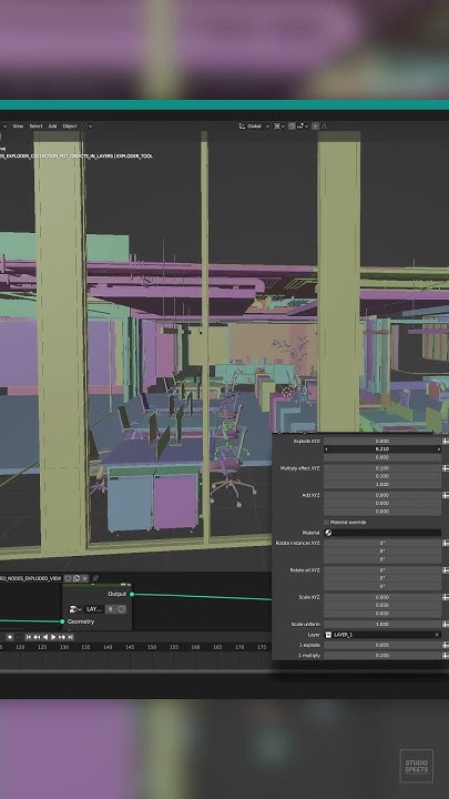 Blender Exploder Tool | Exploded view | #b3d #blender #blender3d #cad #architecture - YouTube
