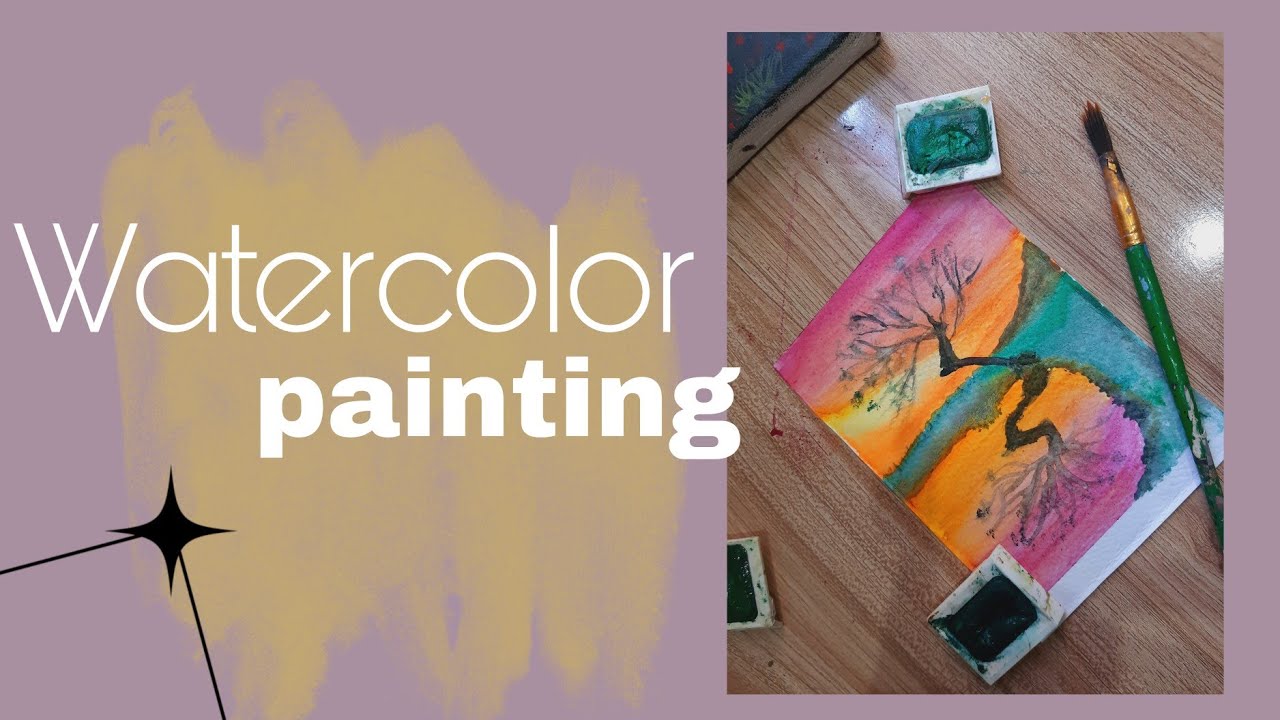 Easy Watercolor Paintings. Watercolor Painting Ideas. - YouTube