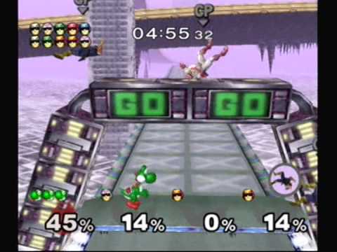 Super Smash Bros Melee Yoshi Classic - YouTube