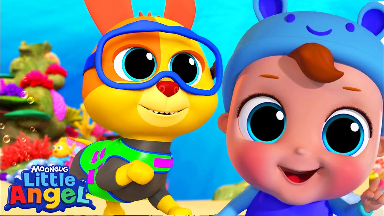 Underwater BINGO Song | Animal Learning Videos | Little Angel Kids ...