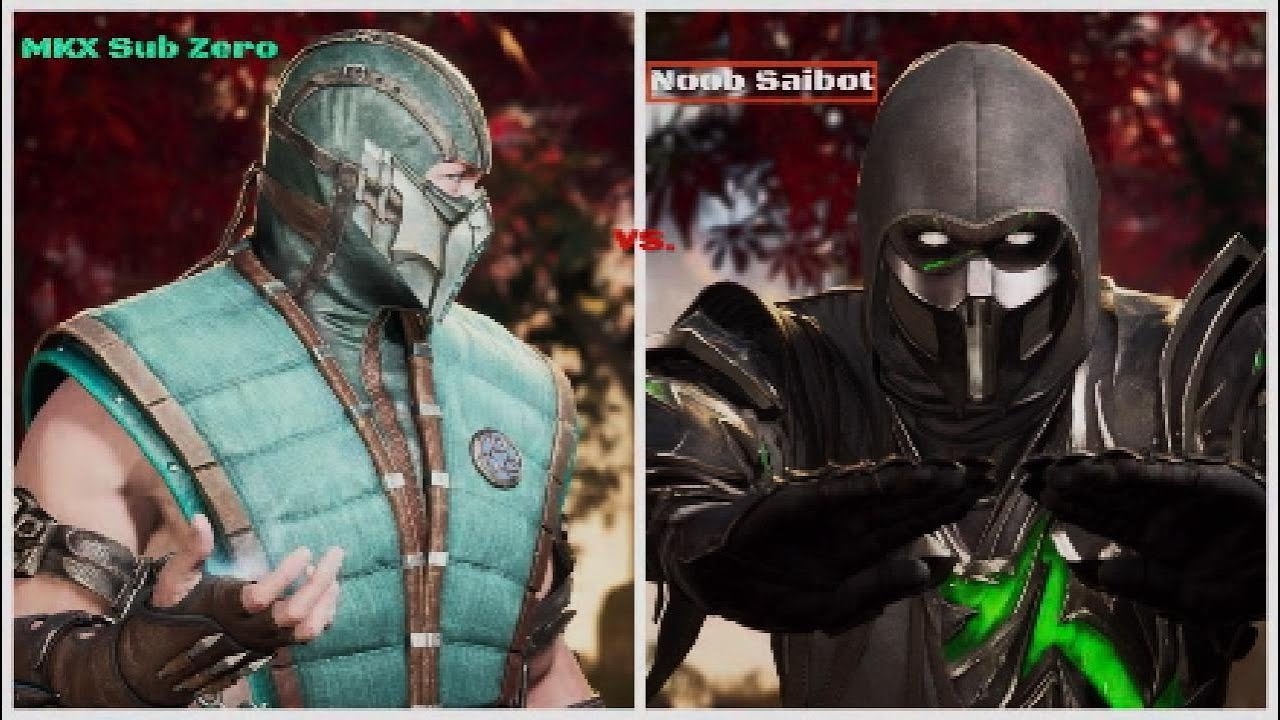 MK1: MKX Sub Zero 🆚 Noob Saibot - YouTube