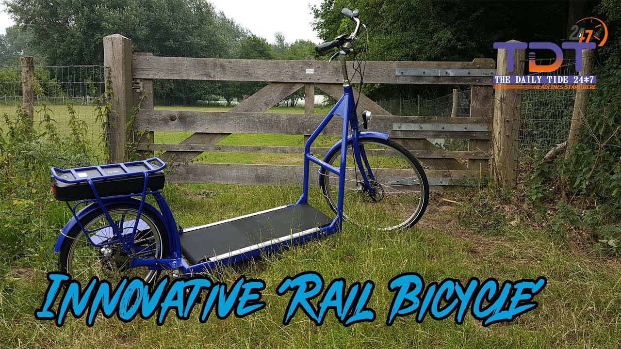 Innovative 'Rail Bicycle' - YouTube