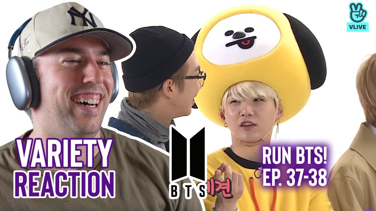 BTS Reaction - Post Dive Variety - Run BTS! (Ep 37 & 38) - YouTube