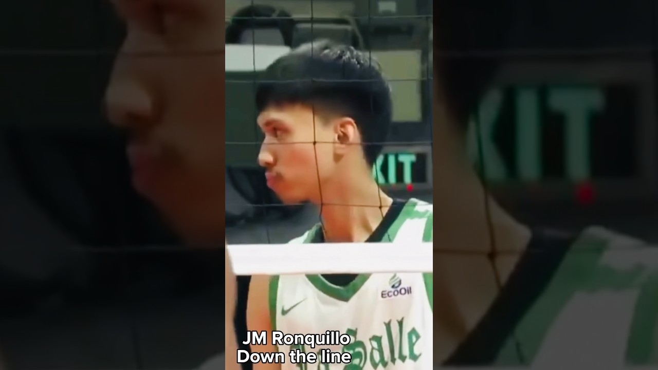 JM Ronquillo Down the Line | UAAP S86 R1 | vs FEU #volleyball # ...