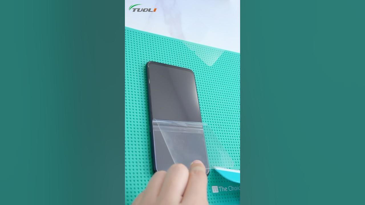 TUOLI X9H The Best UV curved screen protector film for curved screen phone - YouTube