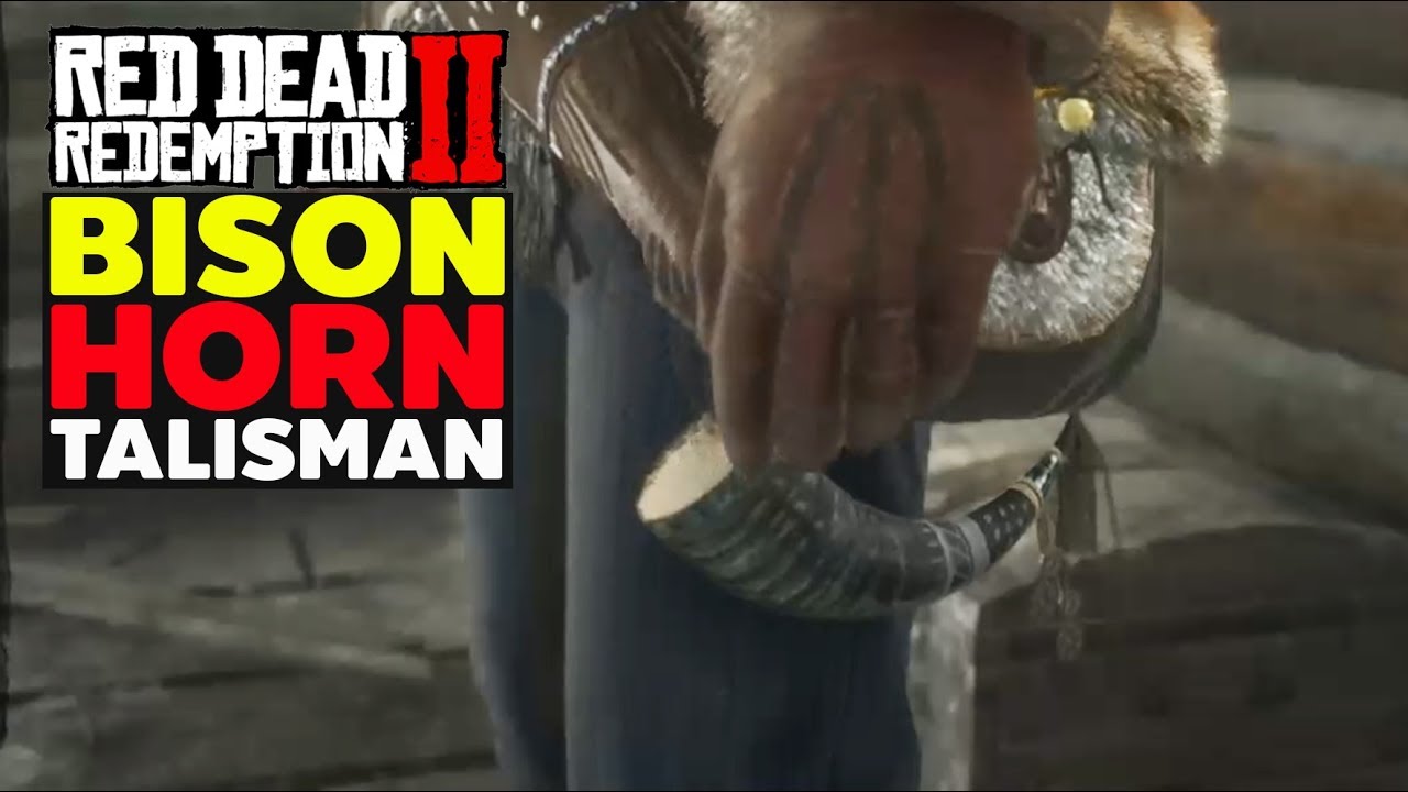 Red Dead Redemption 2 : คราฟเครื่องราง Bison Horn Talisman - YouTube