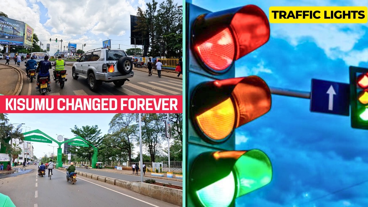 Kisumu's Shocking Makeover & NEW LOOK! Modern Traffic Lights - YouTube