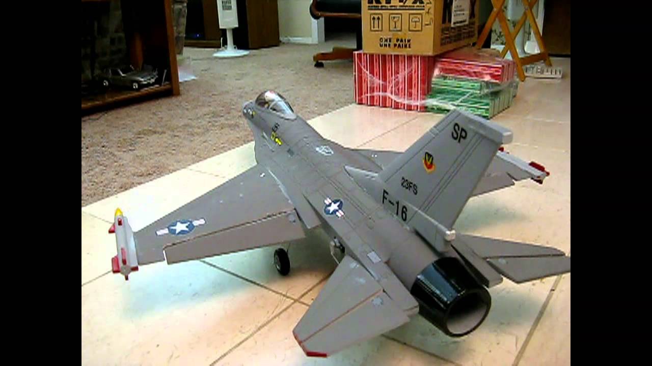 RocHobby FMS F-16 Falcon Flaperons - YouTube