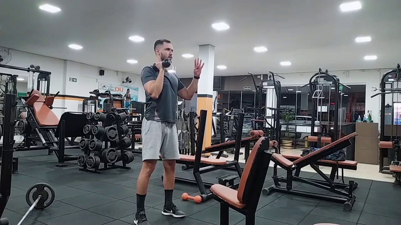 Press unilateral - halter - YouTube