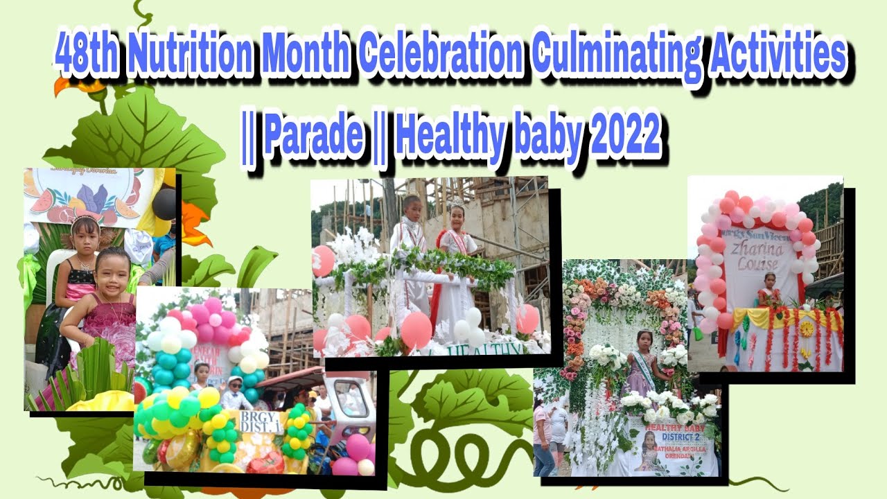 Part 2 || 48th Nutrition Month Celebration Culminating Activities - YouTube