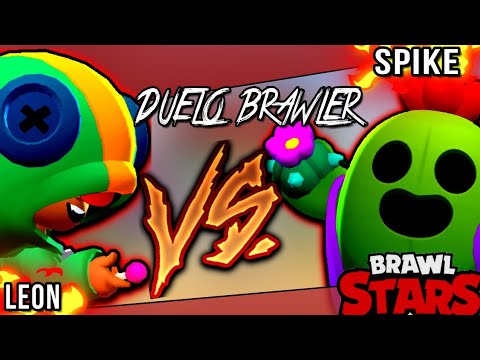 Leon VS Spike | (Brawl Stars) | Batalha de Rap - Duelo Brawler | Feat ...