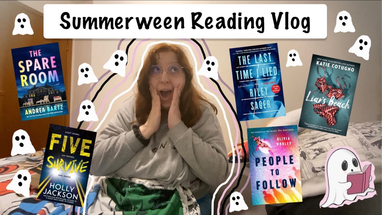 Summerween 2024 | Reading Vlog - YouTube