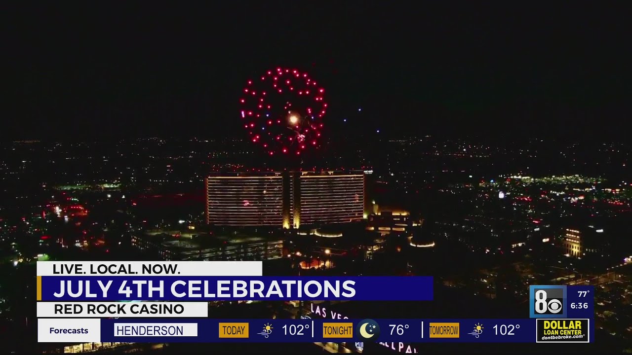 Red Rock casino Independence Day fireworks - YouTube