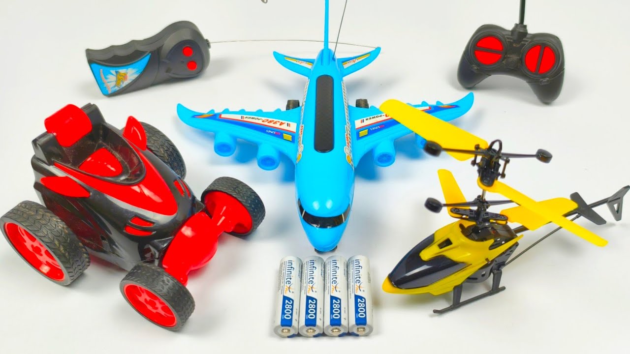Radio control airplane a380 and remote control racing rc car, rc stunt ...