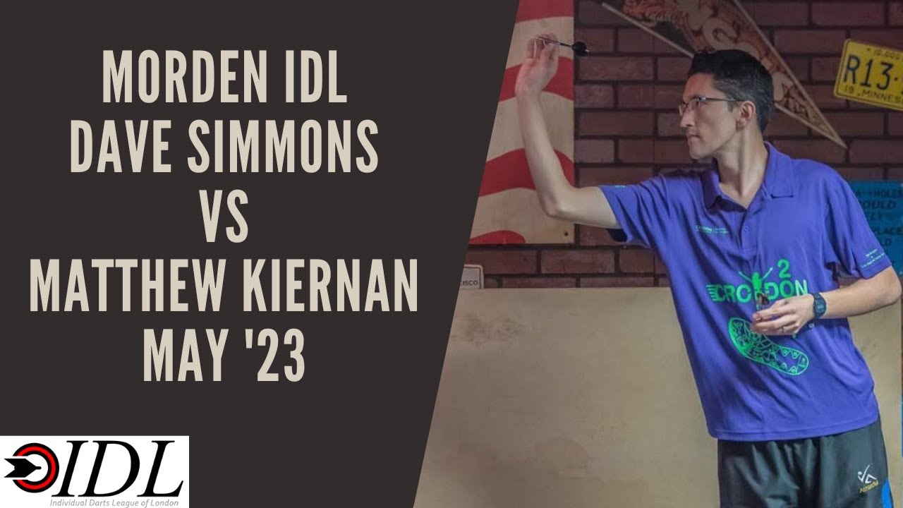Individual Darts League (The IDL) Div 2, Dave Simmons vs Matthew ...