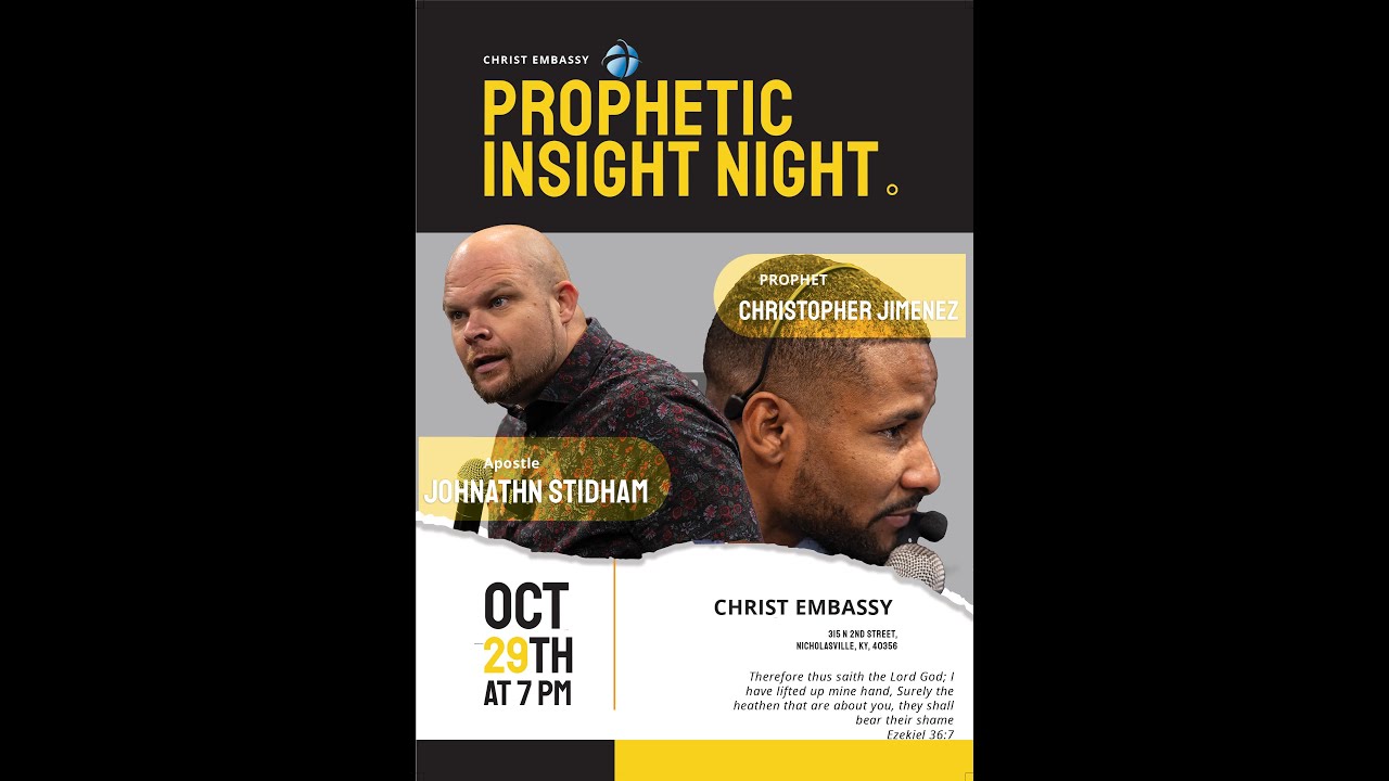 Prophetic Broadcast - YouTube