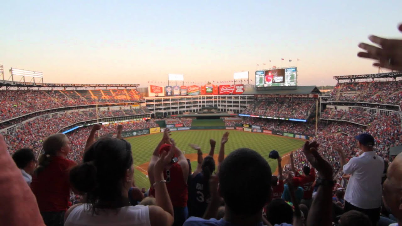 A Night with the Texas Rangers at Rangers Ballpark - YouTube