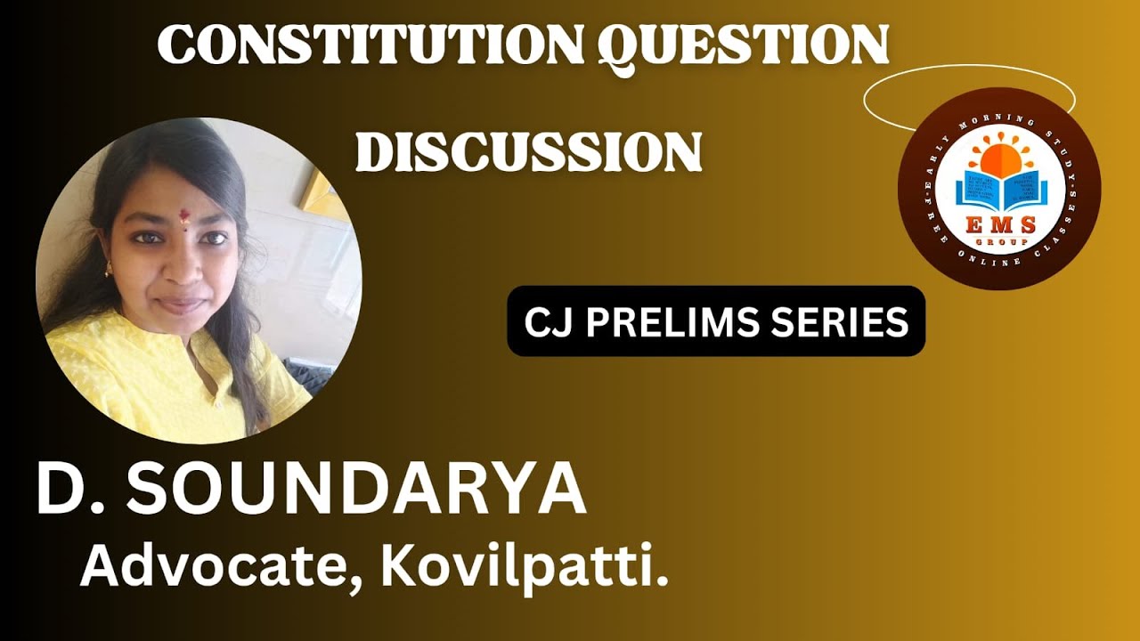 Civil Judge Exam Prelims/ Model question/ Discussion/ Constitution ...