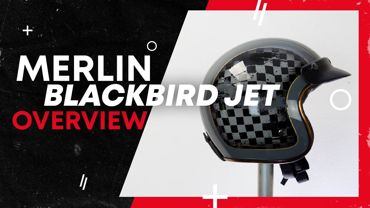 Sleekest Open Face the Merlin Blackbird Jet Helmet – Review - YouTube