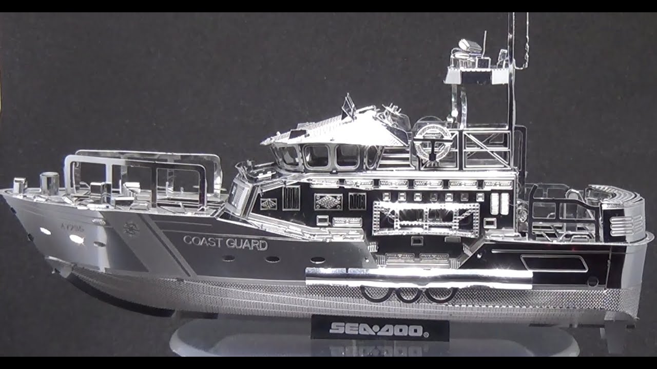 Building a 3D Metal Model - 47 Foot Coast Guard Vessel - YouTube