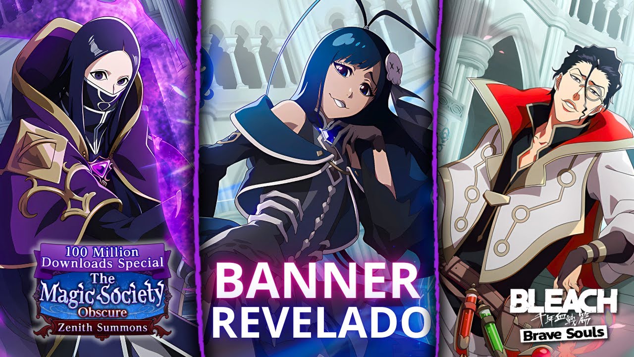 MAGIC SOCIETY! BANNER REVELADO COM GISELLE, ASKIN E AS NODT! - BLEACH ...