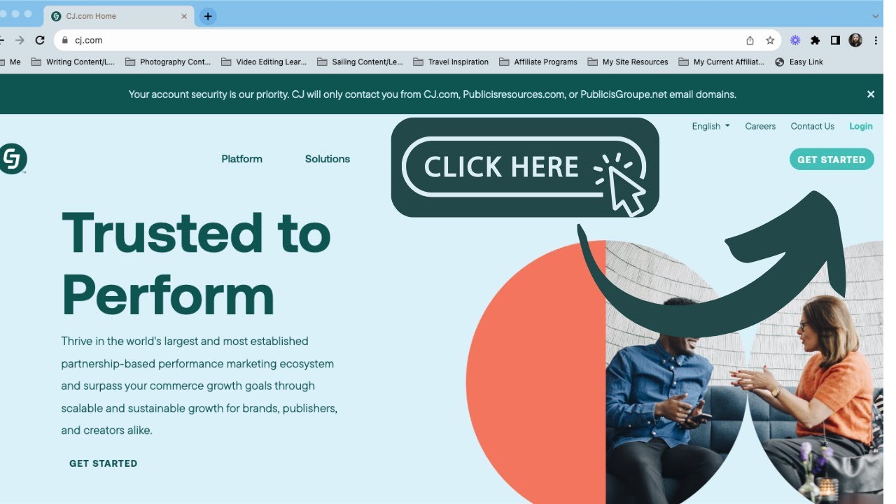 Affiliate Page Walkthrough - CJ Partner - YouTube