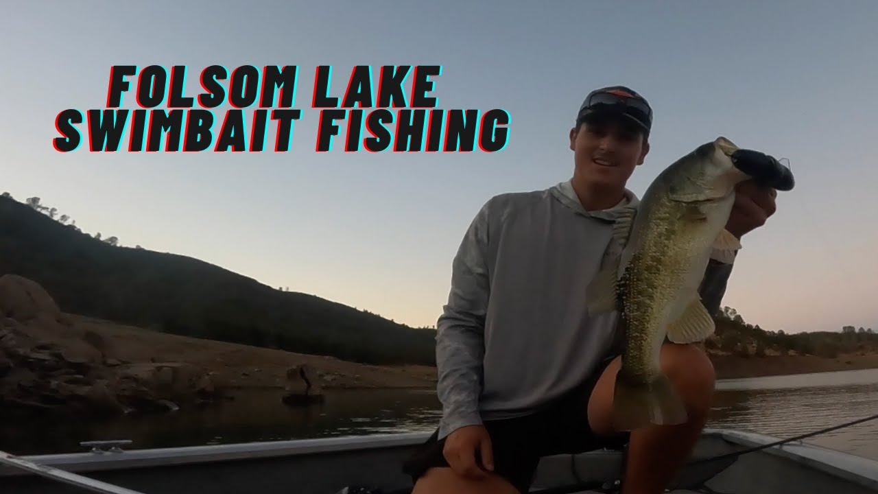 Evening Session with BIG Baits on Folsom Lake - Solid fish on the Toxic Baits Micro Mink and ...