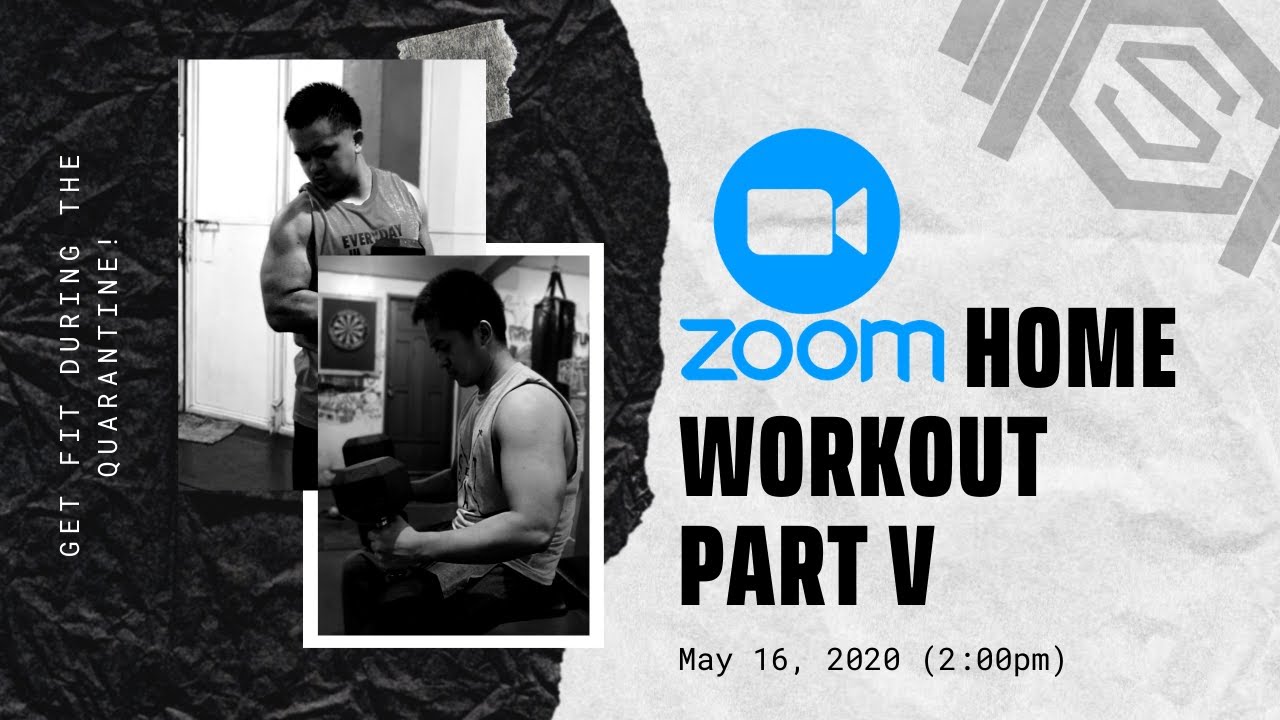 ZOOM HOME WORKOUT PART 5 - YouTube