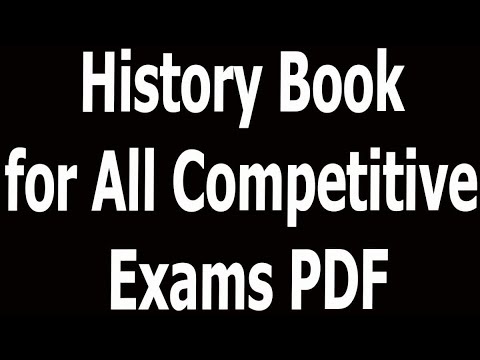 History Book for All Competitive Exams PDF - YouTube