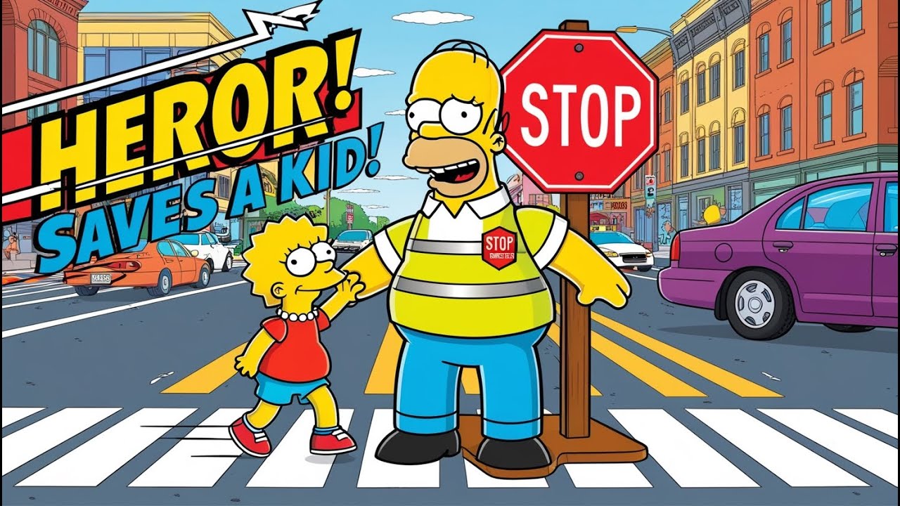 The simpsons - Homer became a crossing guard . - YouTube