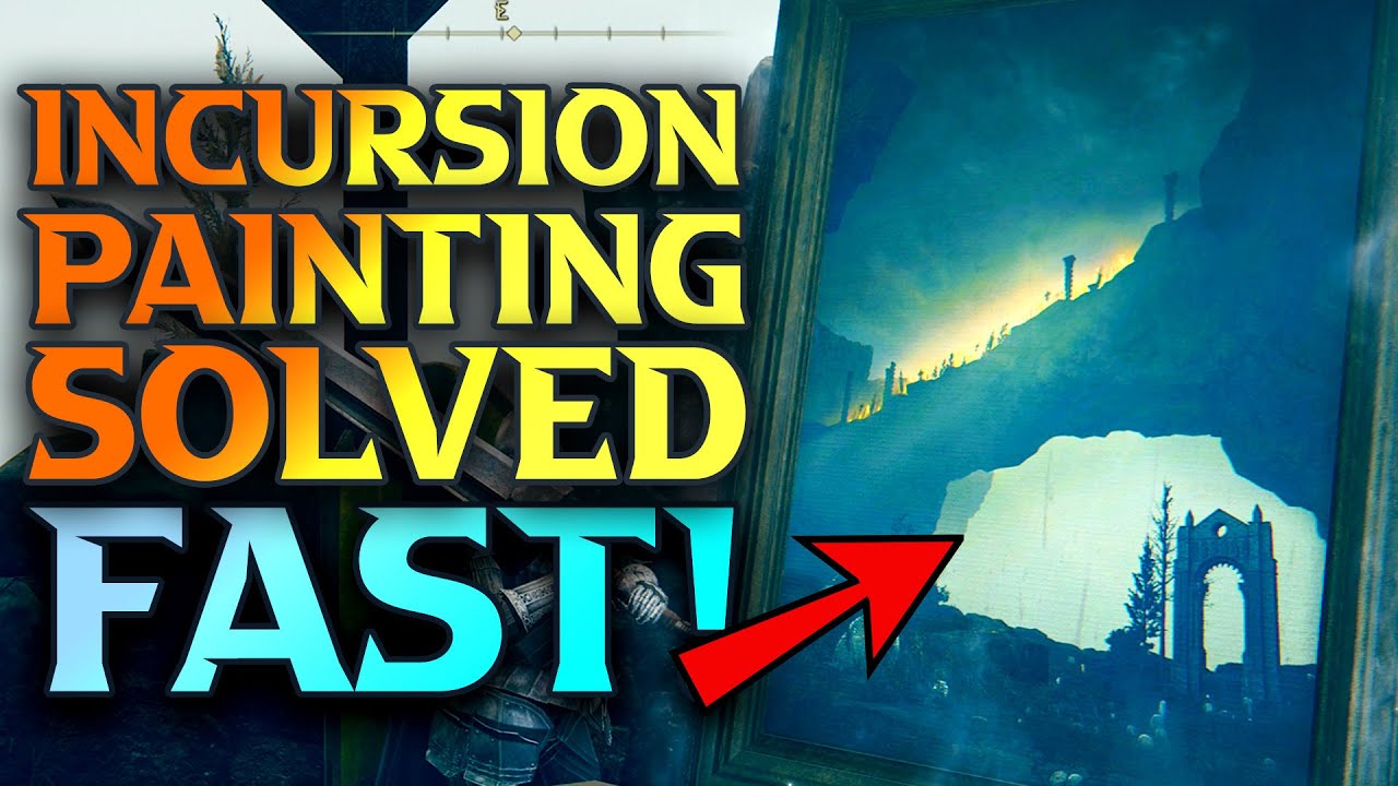 Incursion Painting Solution - Elden Ring Shadow Of The Erdtree - YouTube