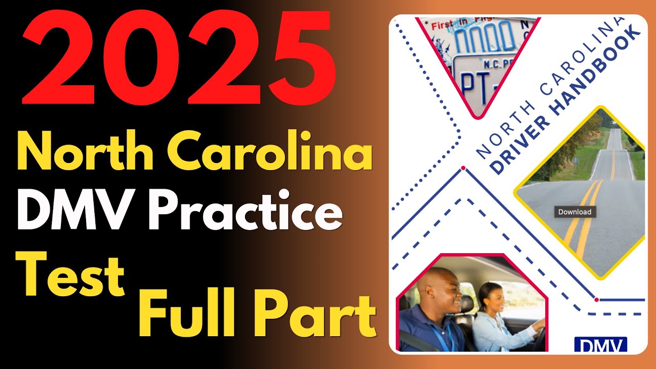 North Carolina DMV Permit Practice Test | Full Part | USA DMV Permit ...