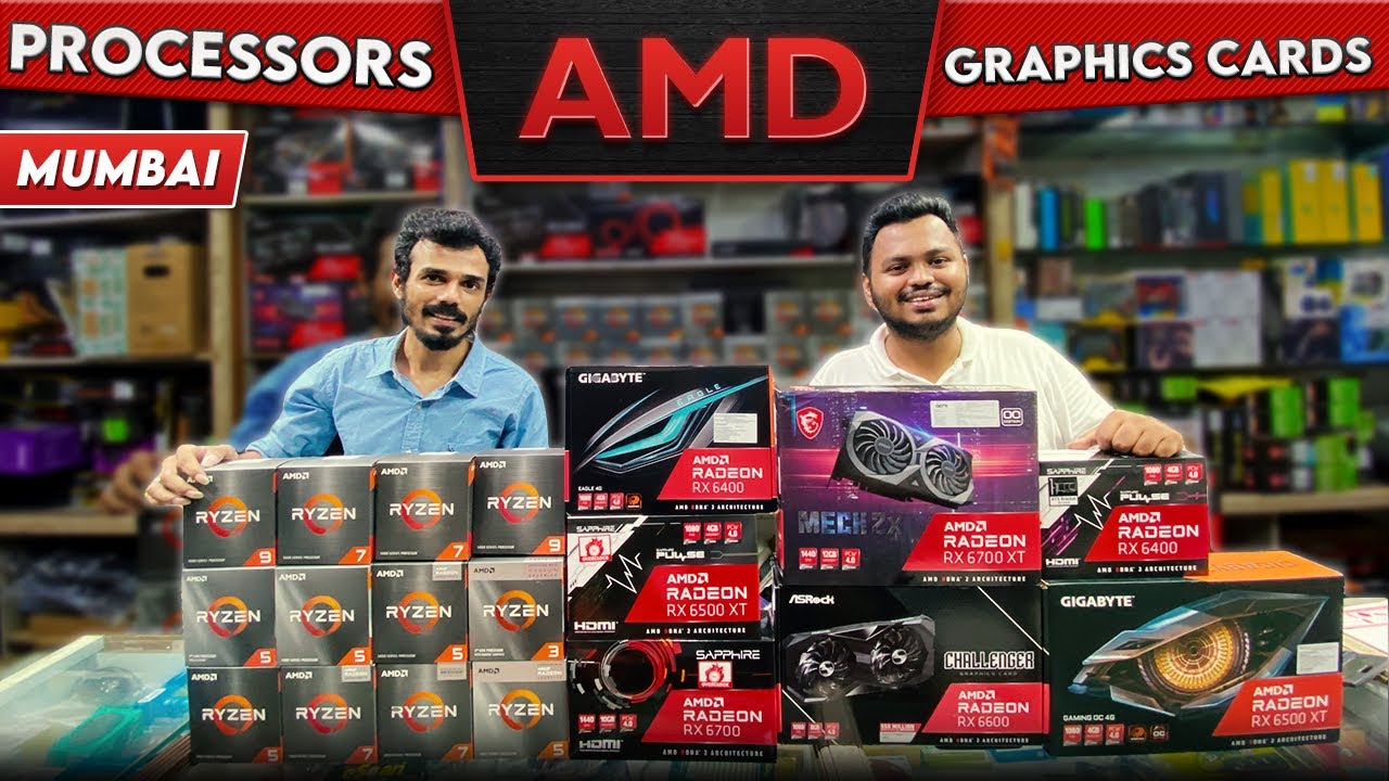 AMD Graphics Cards & Processors Prices in Lamington Road Mumbai - YouTube