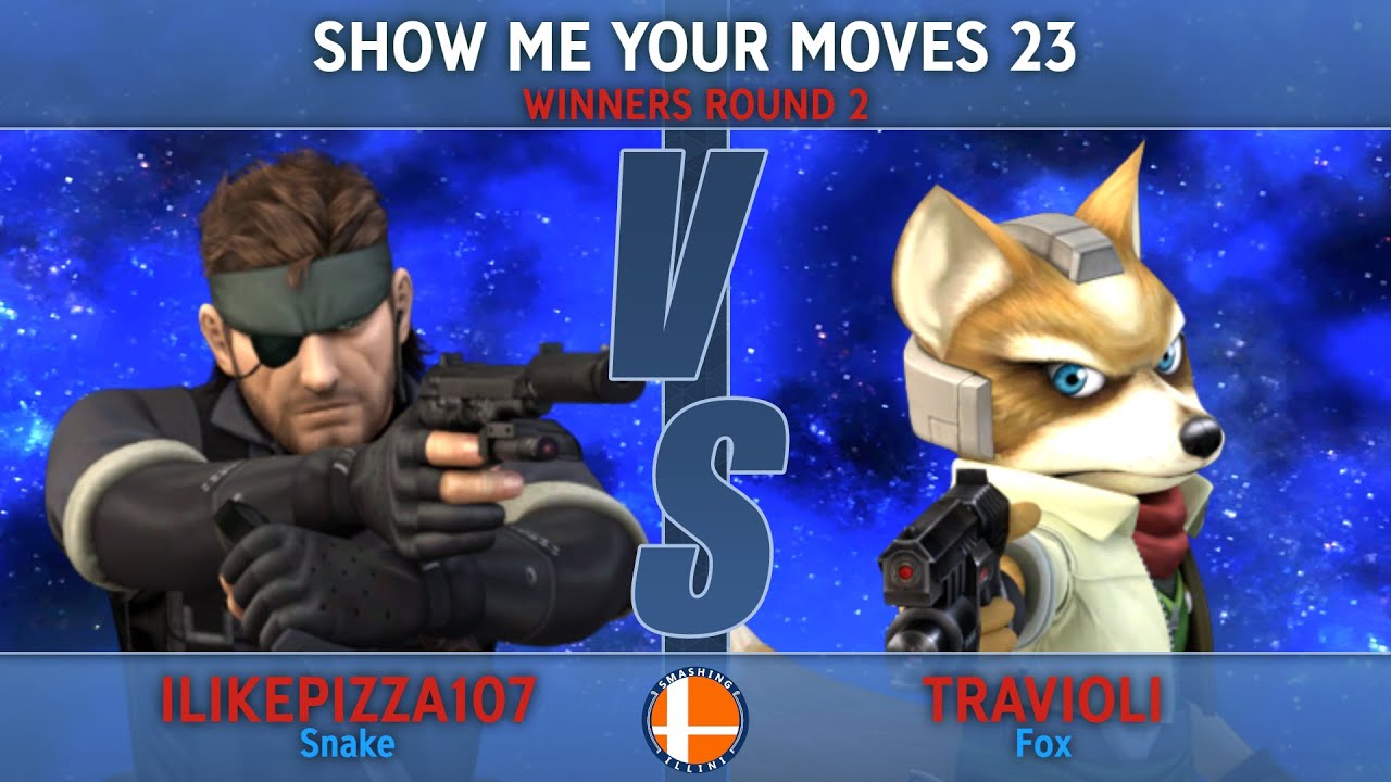ilikepizza107 (Snake) vs Travioli (Fox/Sheik) - Show Me Your Moves 23 ...