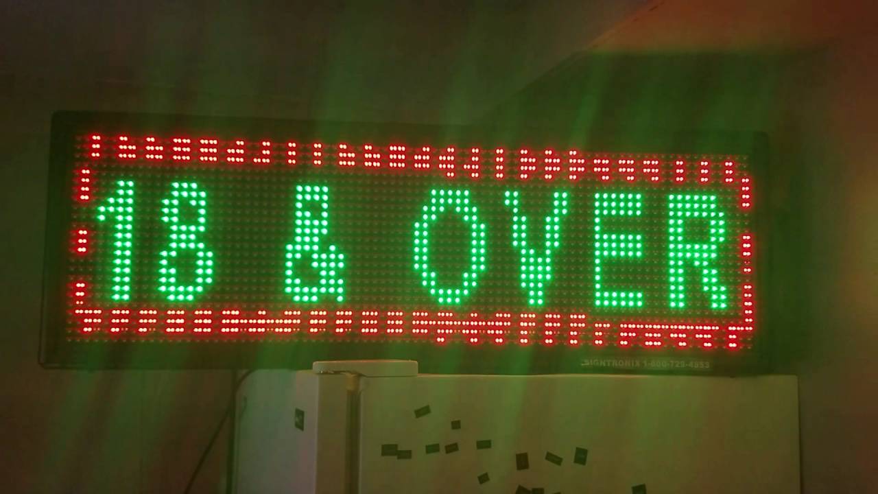 Signtronix led sign - YouTube
