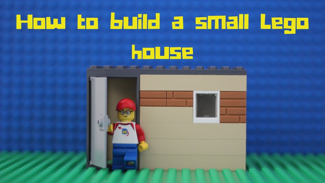 How to build a small Lego house - YouTube