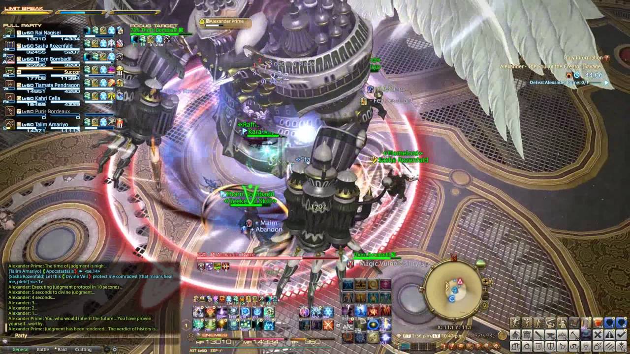 FFXIV A12S Clear - Team Regalia (AST PoV) - YouTube