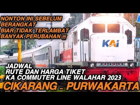 JADWAL RUTE DAN HARGA TIKET KERETA API COMMUTER LINE WALAHAR CIKARANG ...