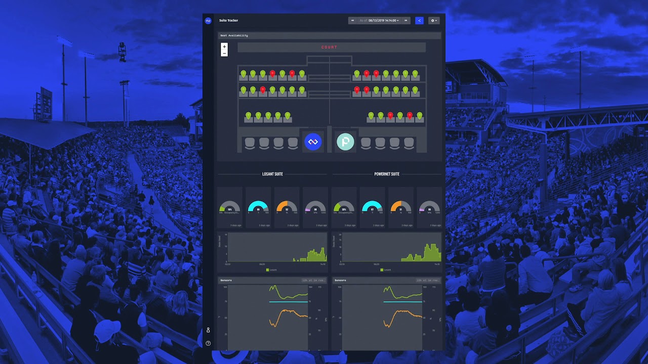 Smart Stadium Seating Time-lapse - YouTube
