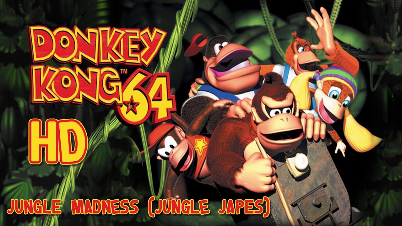 Donkey Kong 64: Jungle Madness (Jungle Japes) HD - YouTube