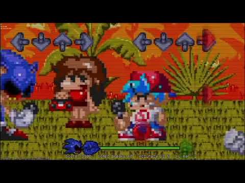 Friday Night Funkin' .V.S - Sonic exe Sark - you Can't Run song (FMF /MOD)