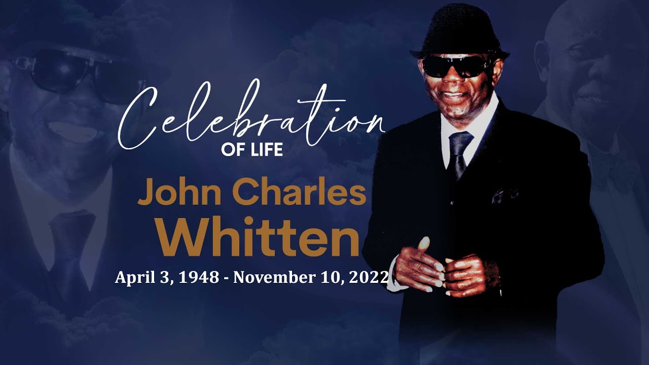Celebration of Life Services for Mr. John C. Whitten - YouTube