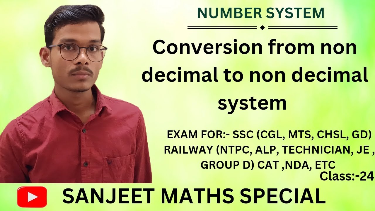 Conversion From Non Decimal To Non Decimal System Important ions Conversion From Non Decimal To Non Decimal System Important ions