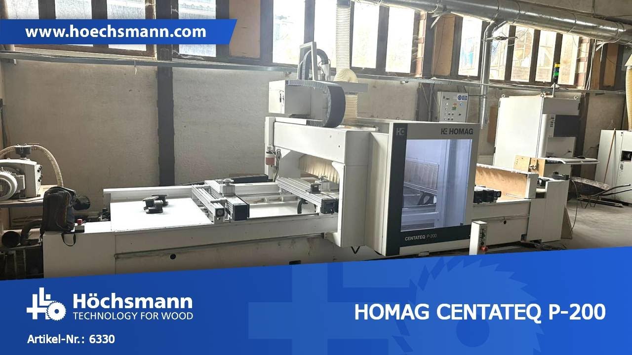 HOMAG CENTATEQ P-200 (Höchsmann Klipphausen) - YouTube