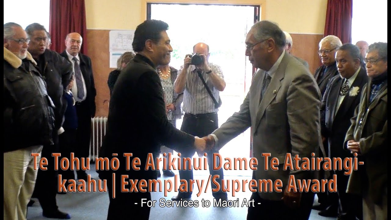 2013 Te Waka Toi Supreme Award - Darcy Nicholas - YouTube