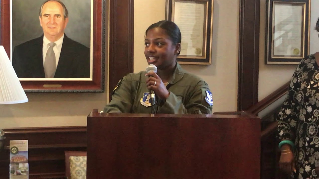 Lt. Andrea Lewis 1st Black Female Pilot Georgia National Guard! - YouTube