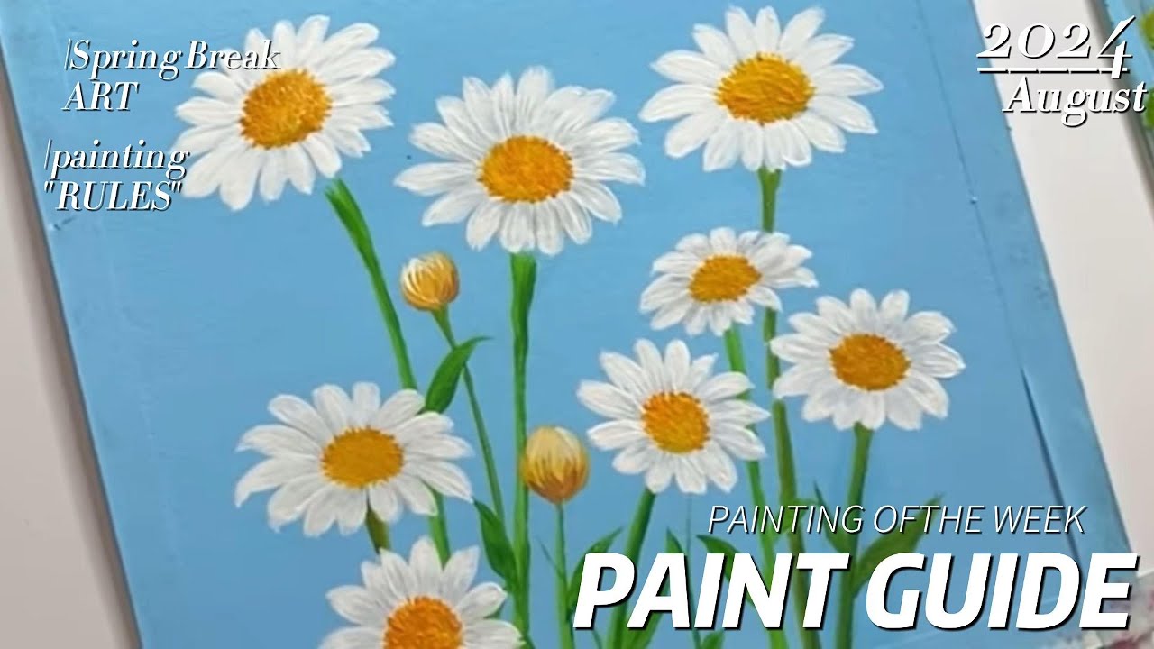 Fun Art I Flower painting tutorial/acrylic painting tutorial/painting ...